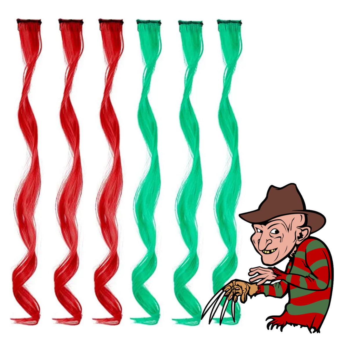 Freddy Curls 6 Pack Clip-in Hair Extension – Magic Manes Hair Extensions