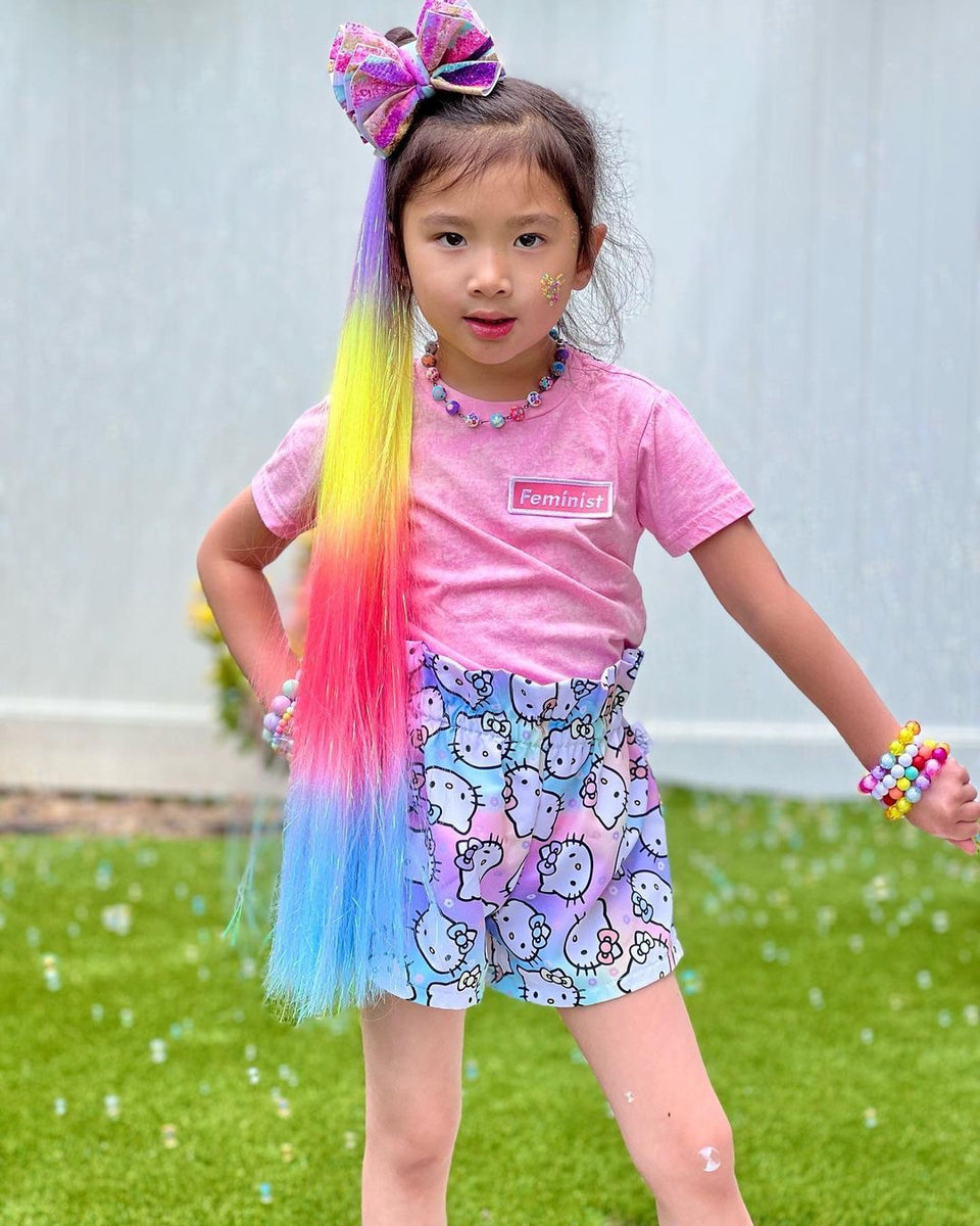 Rainbow Sorbet Shimmer Tails – Magic Manes Hair Extensions