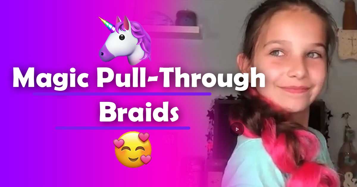 Easy Pull-Through Braid with Hair Extensions – Magic Manes Hair Extensions