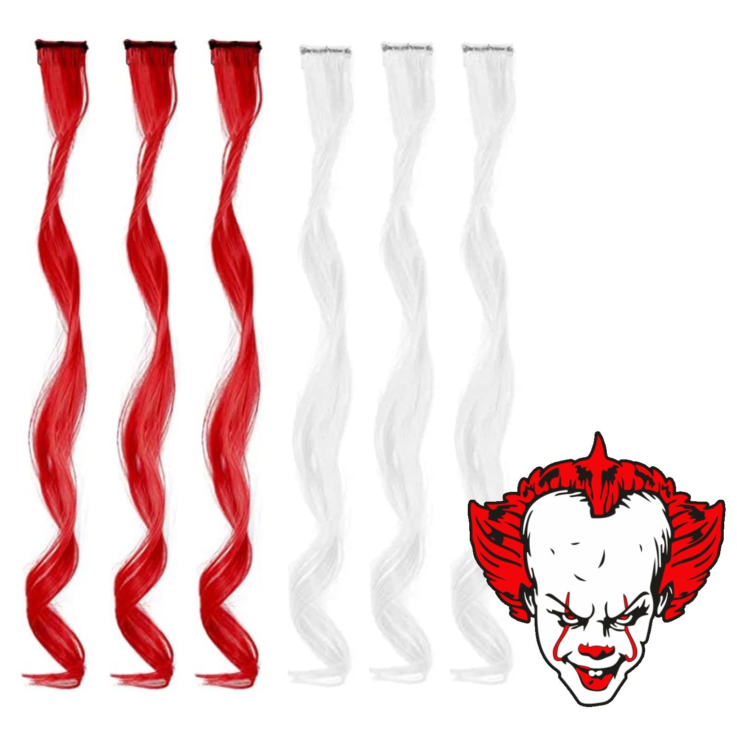 Pennywise Curls 6 Pack Clip-in Hair Extension – Magic Manes Hair Extensions