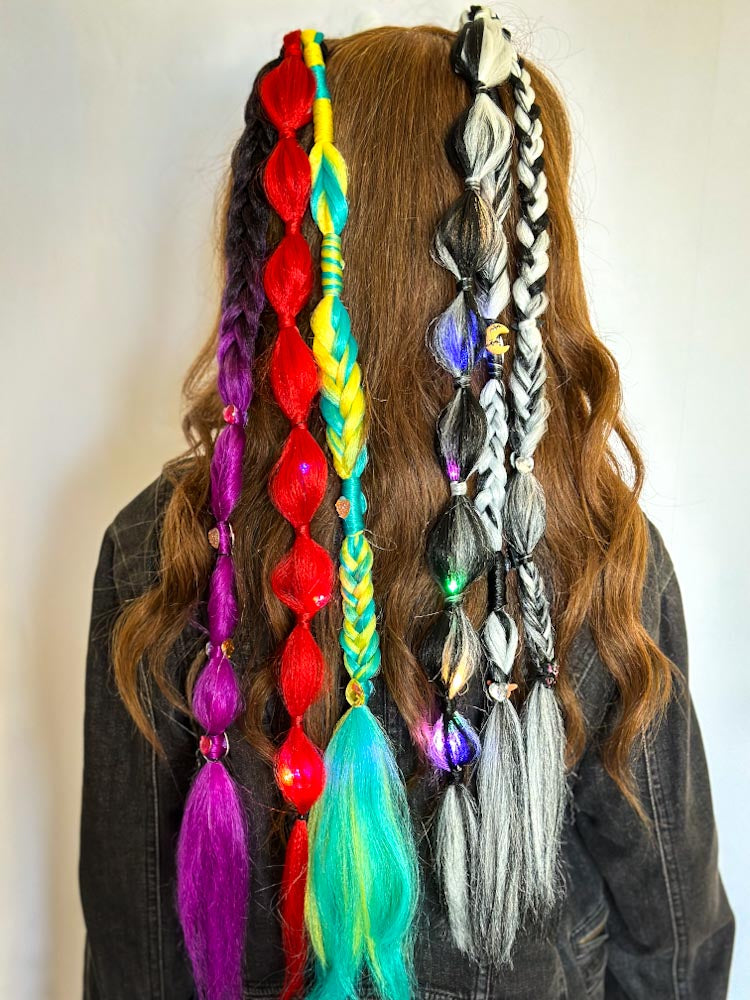 Jack and Sally LED Boho Braid Set – Magic Manes Hair Extensions